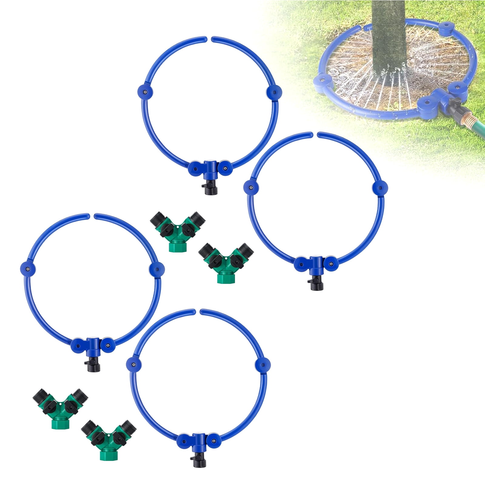 Pack of 2 PCS Modifiable Irrigation Three wheeled Profound Root Bushes ...