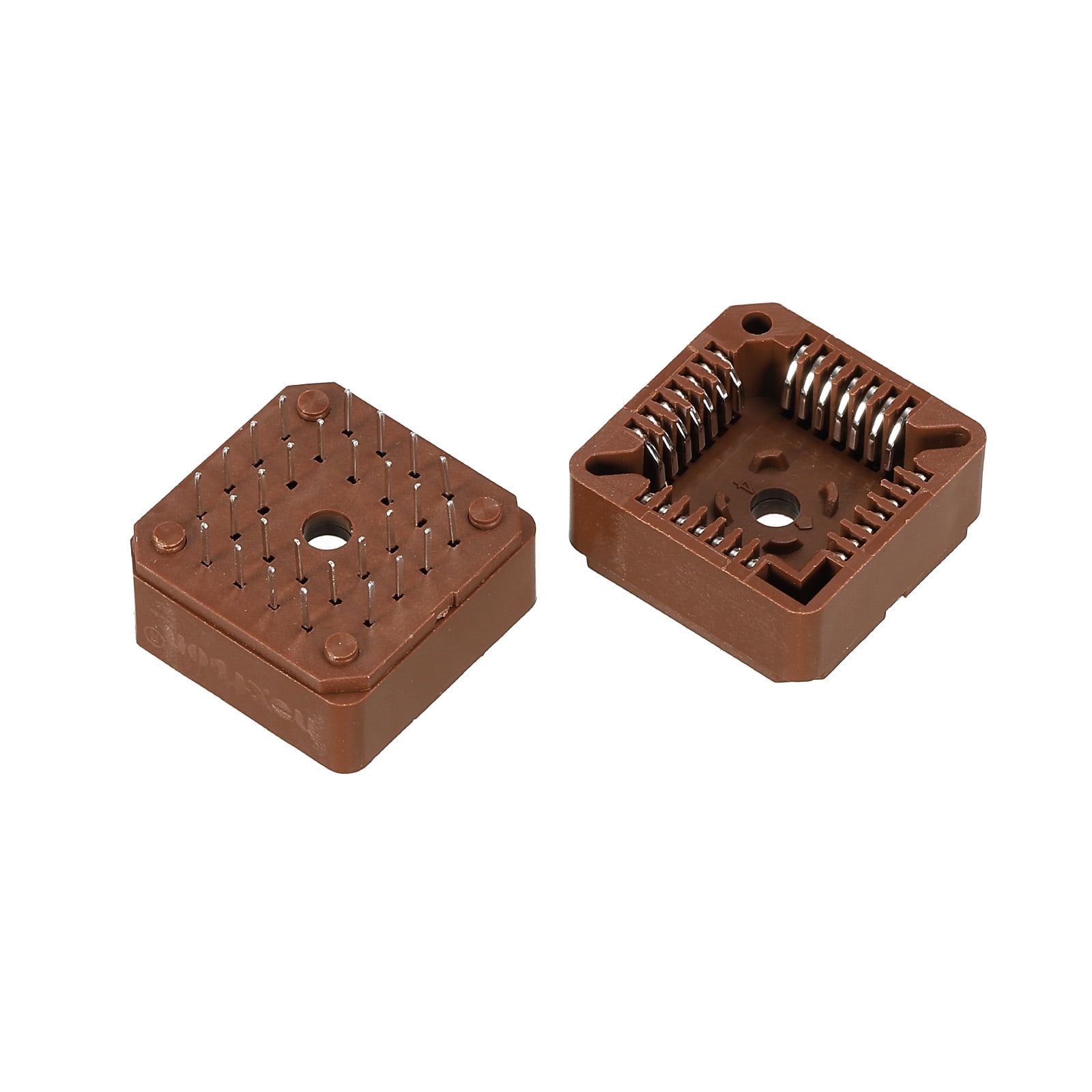 Pack of 2 PLCC28P IC Socket 28Pin 2.54mm Pitch DIP Through Hole ...