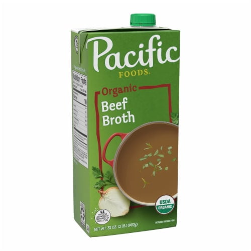 Pack of 2 - Pacific Foods Organic Beef Broth 32 oz - Walmart.com