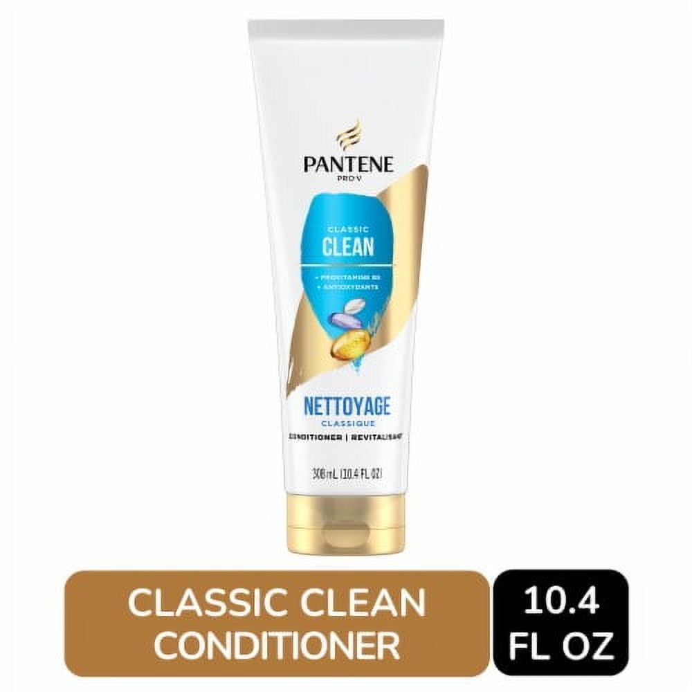 Pack of 2 - Pantene Classic Clean Conditioner, 72 Hour Nourishment 10.4 ...