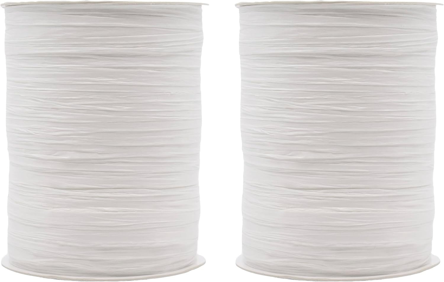 Pack of 2 Paper Raffia Ribbon Rolls 200 Yards for Kraft Packaging and ...