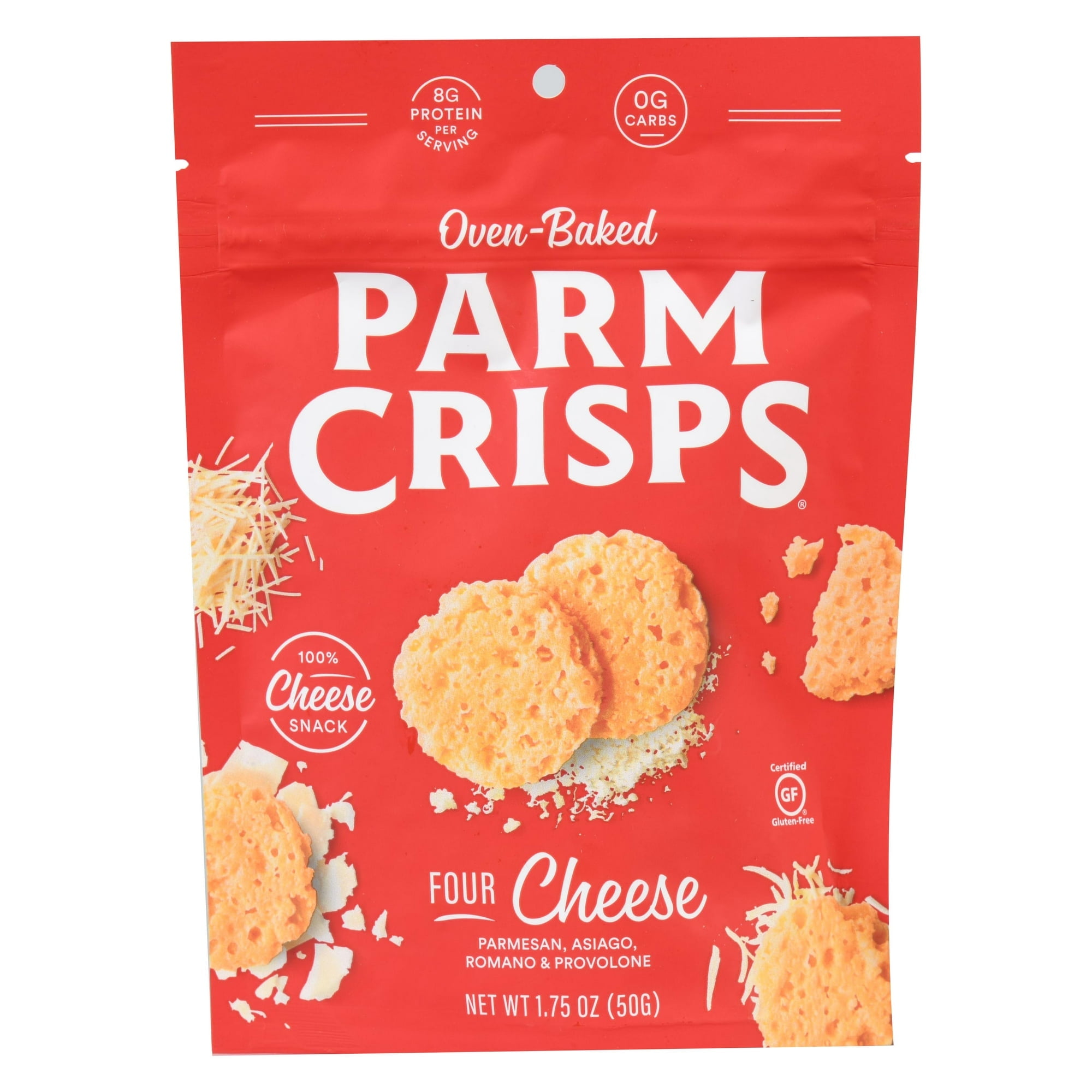 Pack of 2 ParmCrisps Gluten-Free Four Cheese Oven-Baked Parm Crisp ...
