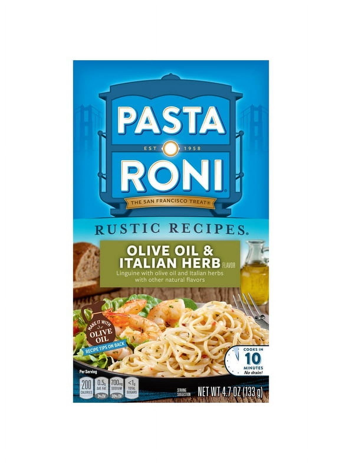 Pack of 2 Pasta Roni Rustic Recipes, Olive Oil & Italian Herb, 4.7 oz ...