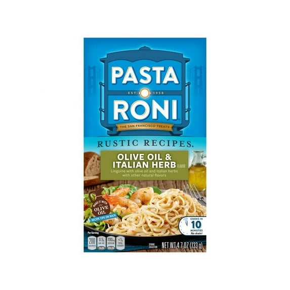 Pack of 2 Pasta Roni Rustic Recipes, Olive Oil & Italian Herb, 4.7 oz ...