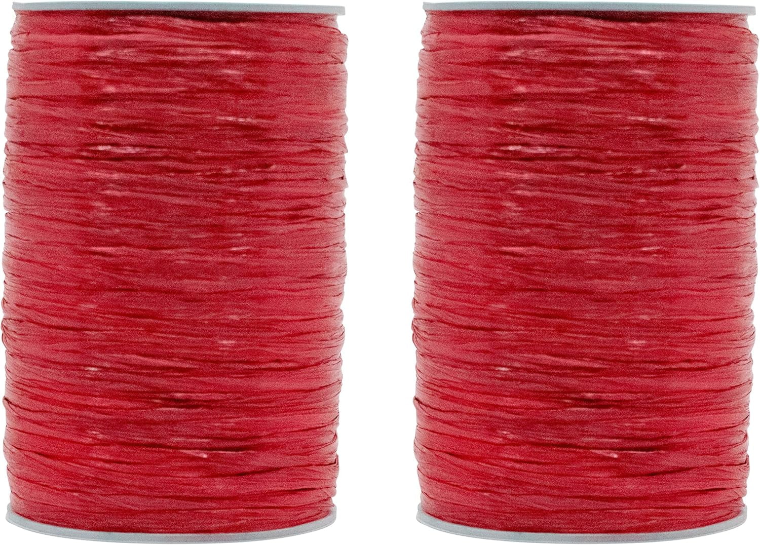 Pack of 2 Pearlized Raffia Ribbon Rolls 200 Yards for Kraft Packaging ...