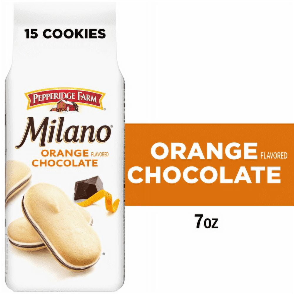 Pack of 2 - Pepperidge Farm Milano Chocolate Orange Sandwich Cookies 7 ...