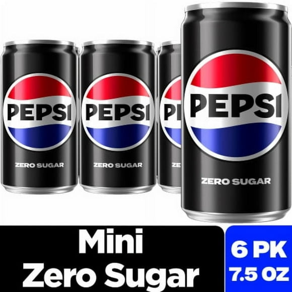 Pepsi Mini Cans in Soda Pop - Walmart.com