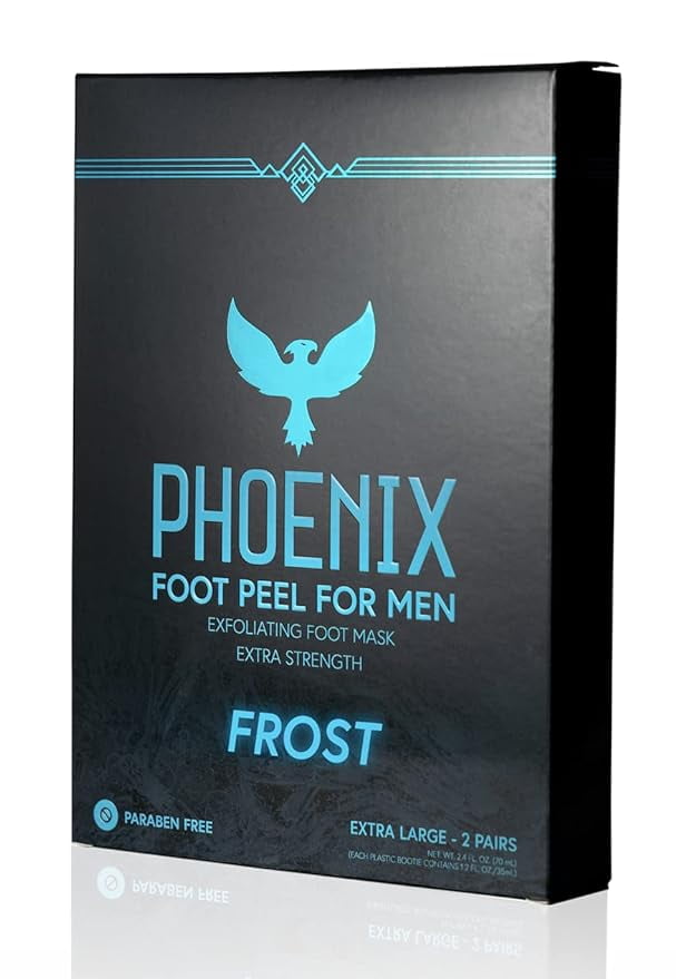 (Pack of 2) Phoenix Foot Peel for Men - Extra Large - Extra Strength ...