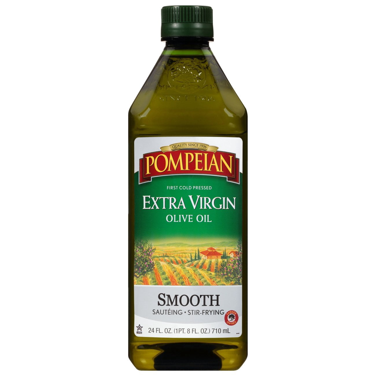 Pack of 2 Pompeian Smooth Extra Virgin Olive Oil, 24 oz (Package May ...