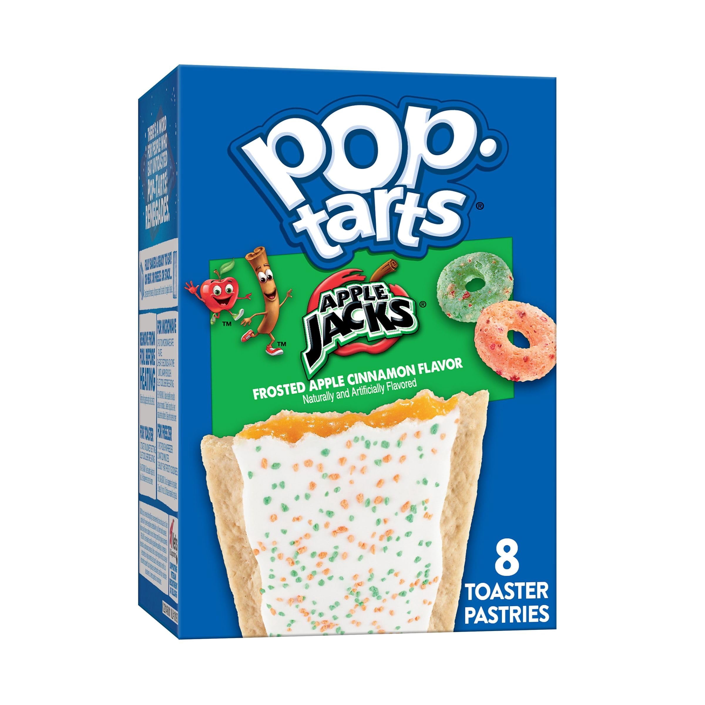 Pack of 2 - Pop-Tarts Apple Jacks Toaster Pastries, Breakfast Foods ...