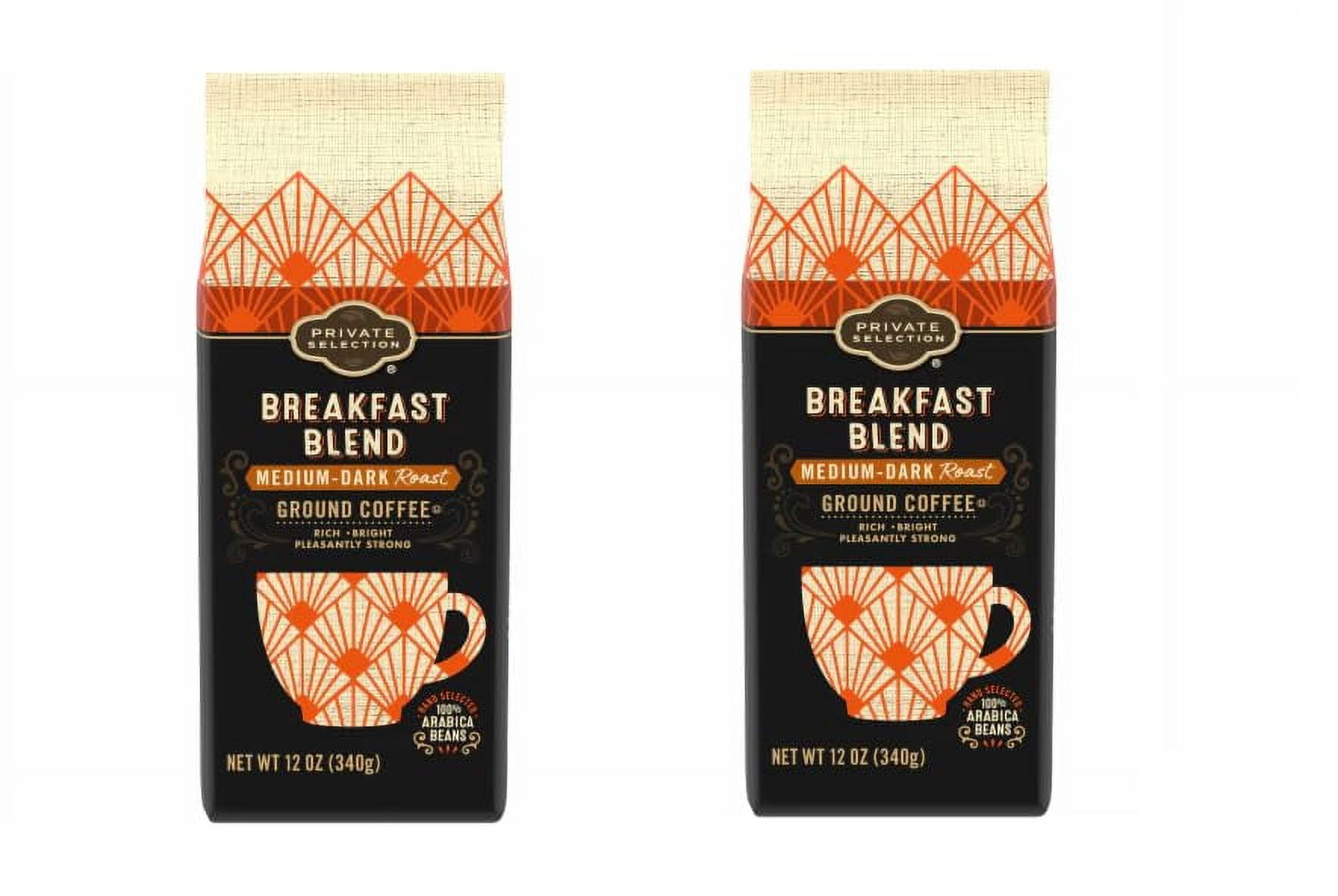 Pack of 2 Private Selection Breakfast Blend Ground Medium-Dark Roast ...