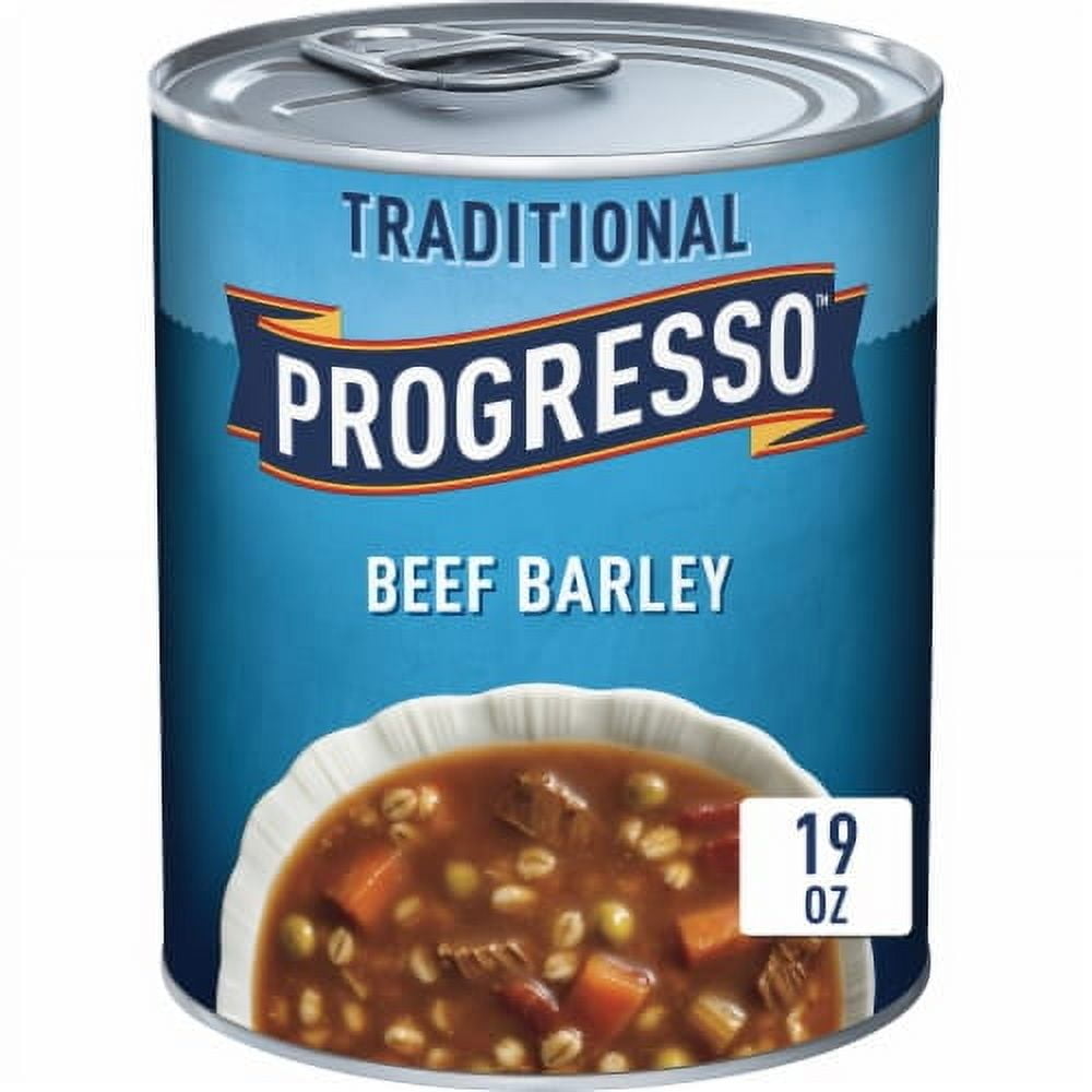 Pack of 2 - Progresso Traditional Ready to Serve Beef Barley Soup 19 oz ...