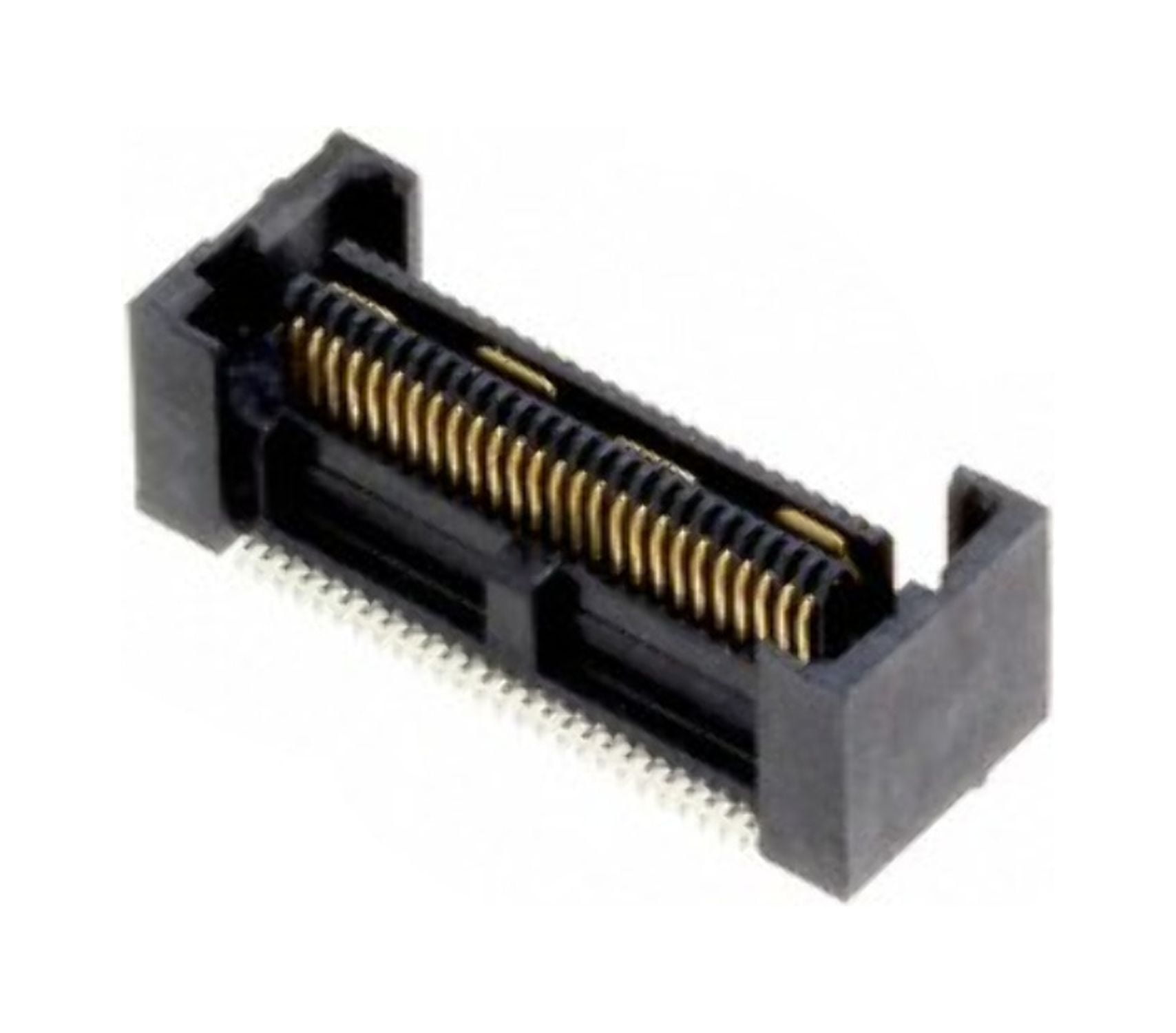 Pack of 2 QFS-026-04.25-L-D-A Connector 52 Position Receptacle, Center Strip Contacts Surface ...