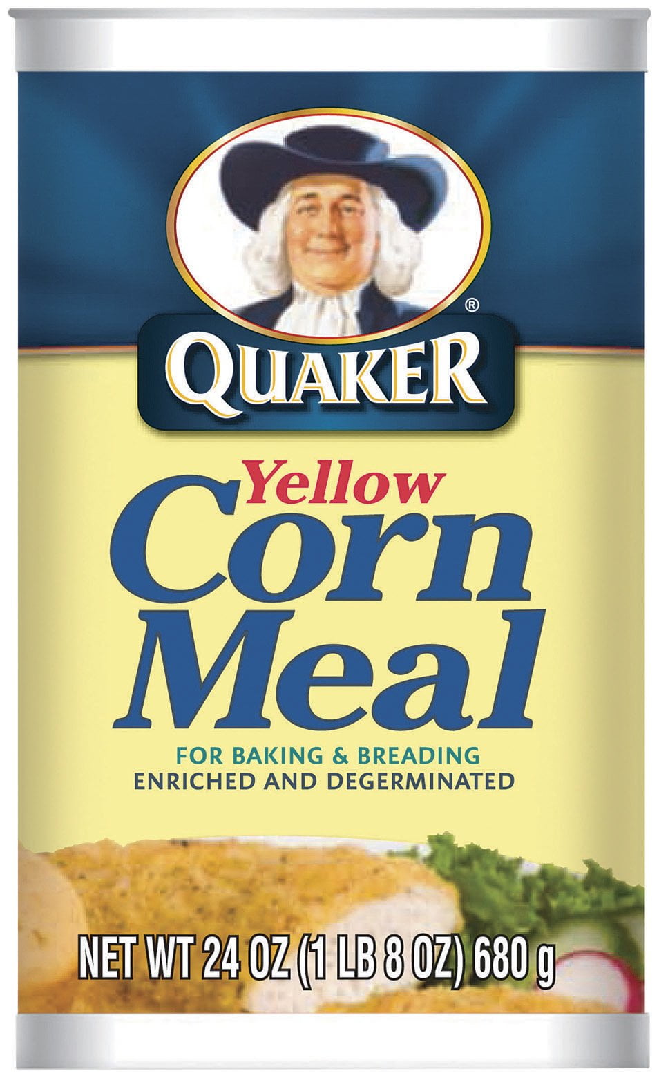 Pack of 2 - Quaker Corn Meal Yellow Enriched & Degerminated, 24 Oz ...