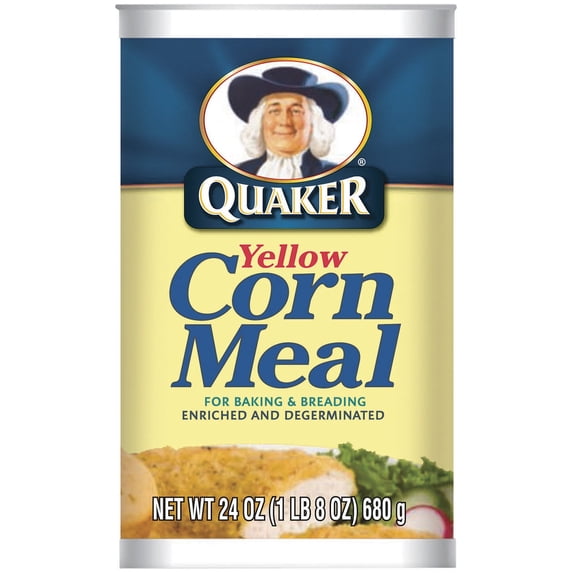 Pack of 2 - Quaker Corn Meal Yellow Enriched & Degerminated, 24 Oz ...