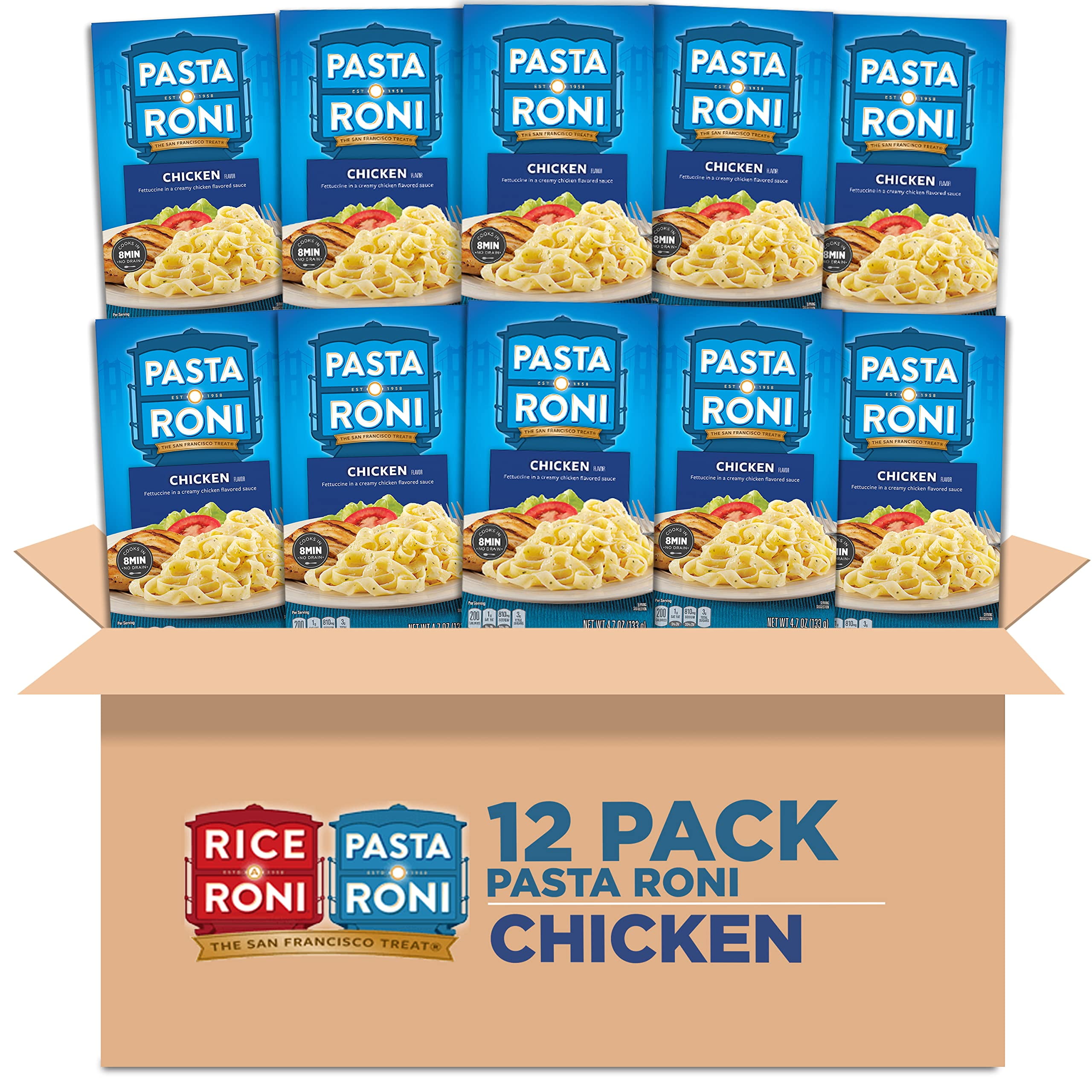 Pack of 2 - Quaker Pasta Roni Chicken Fettuccine, 4.7 Ounce (Pack Of 12 ...