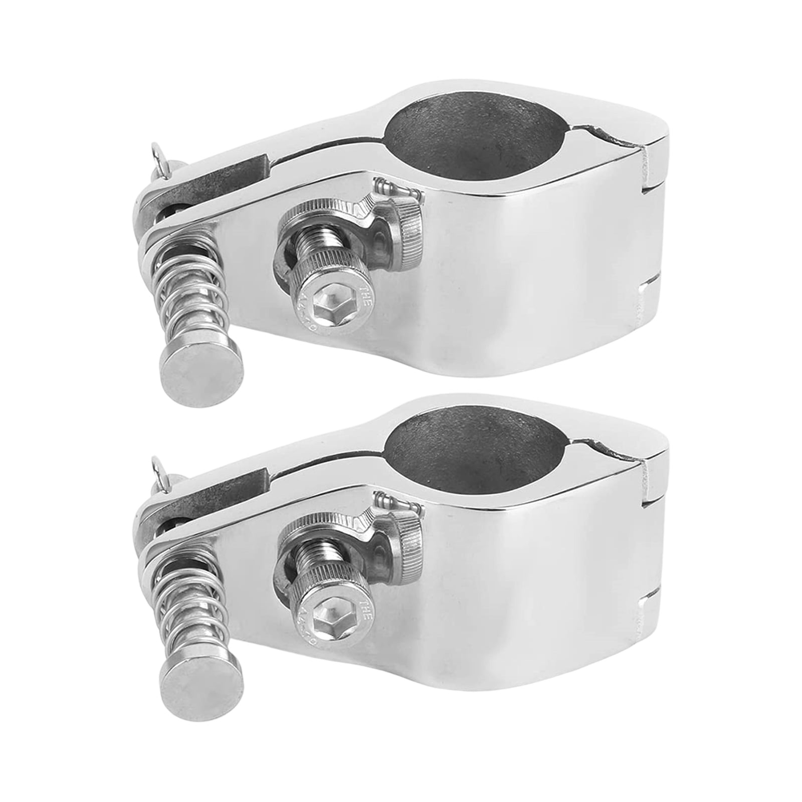 Pack of 2 Quick Release Boat Bimini Top Tube Clamps 316 Stainless Steel ...
