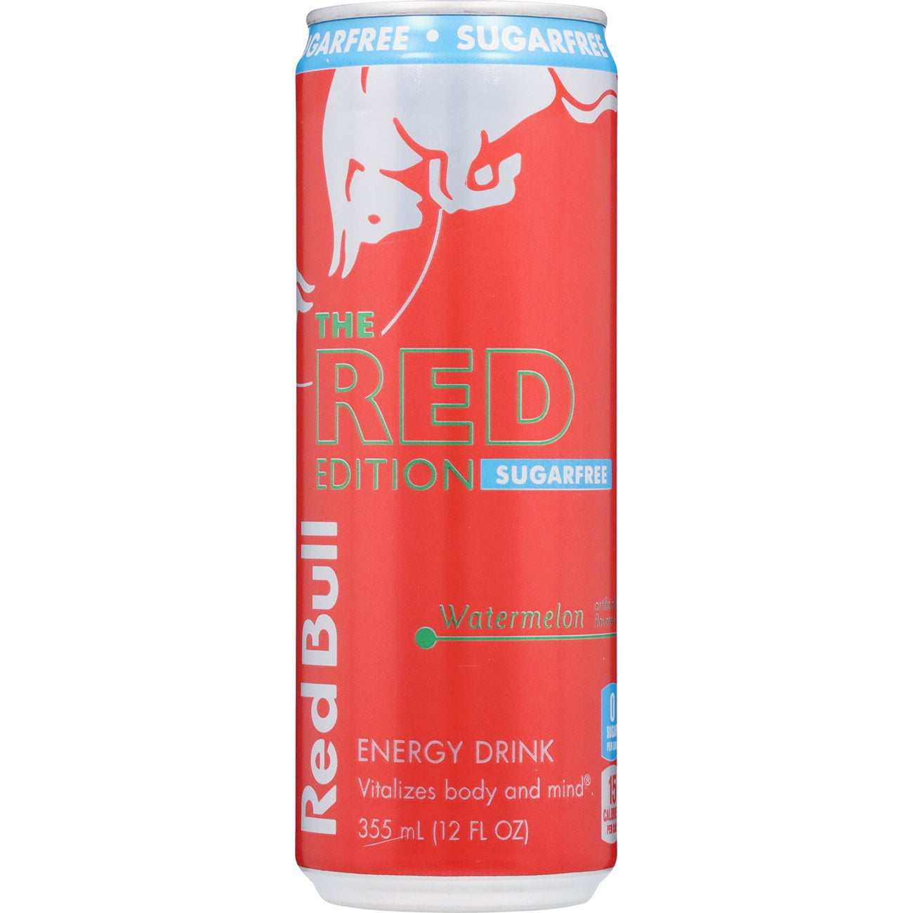 Pack of 2 Red Bull Sugar-Free Red Edition Energy Drink - Watermelon, 12 ...