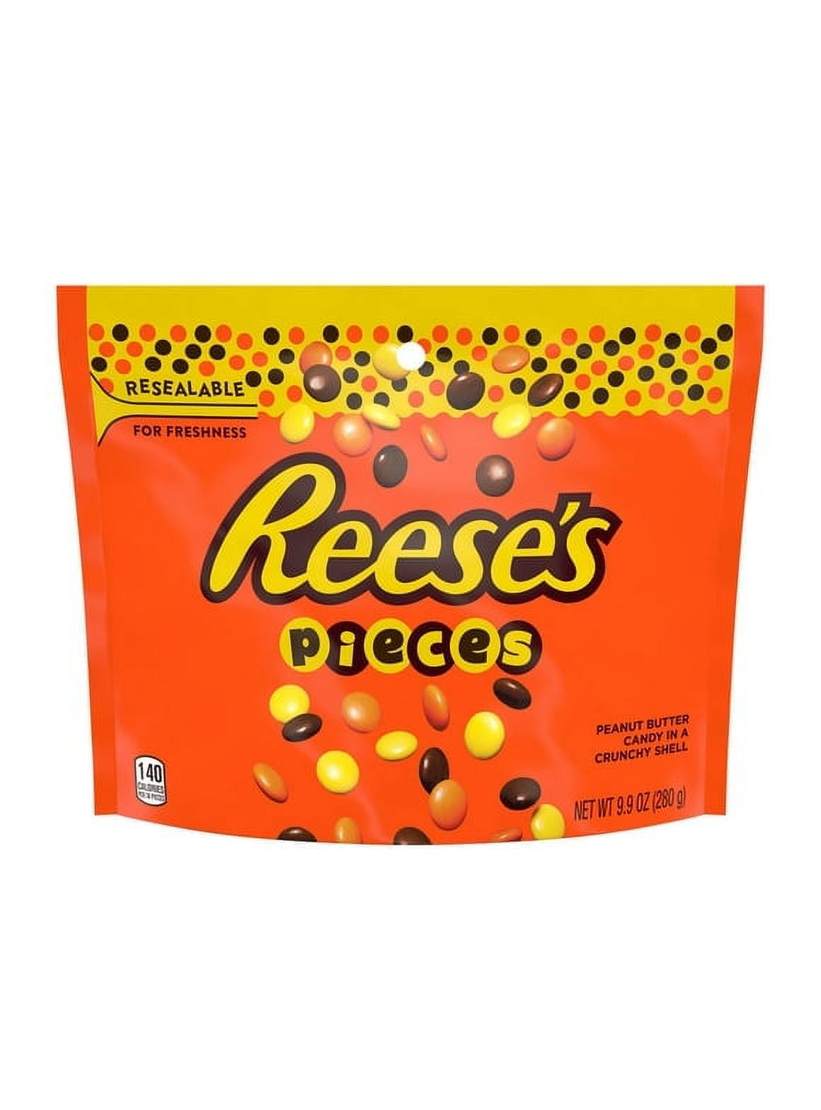 Pack of 2 Reese's Pieces Peanut Butter Candy, Bag 9.9 oz - Walmart.com