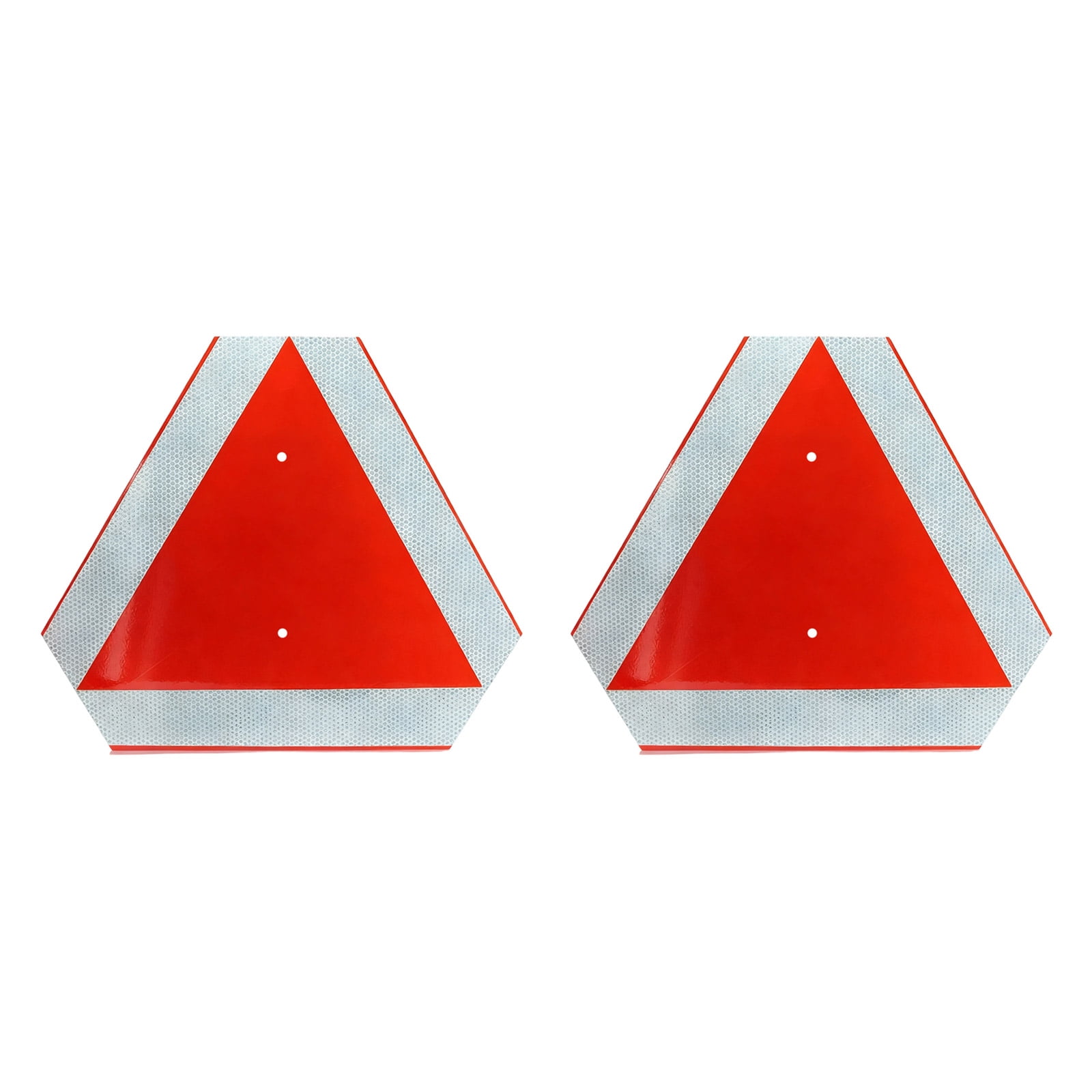Pack of 2 Reflective Warning Triangles with Enhanced Visibility for ...