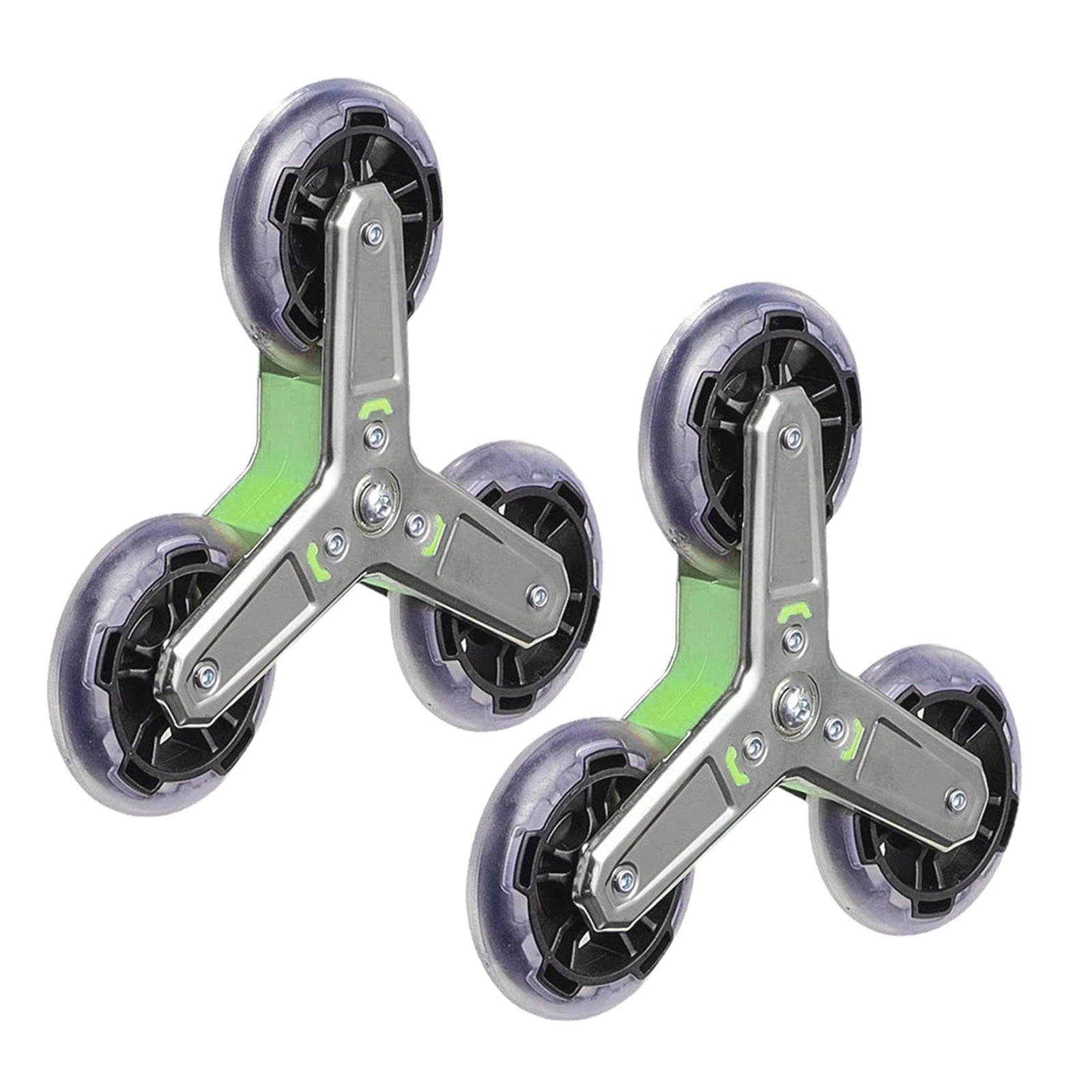 Pack of 2 Replacement Triangle Casters Wheel Folding Shopping Cart ...