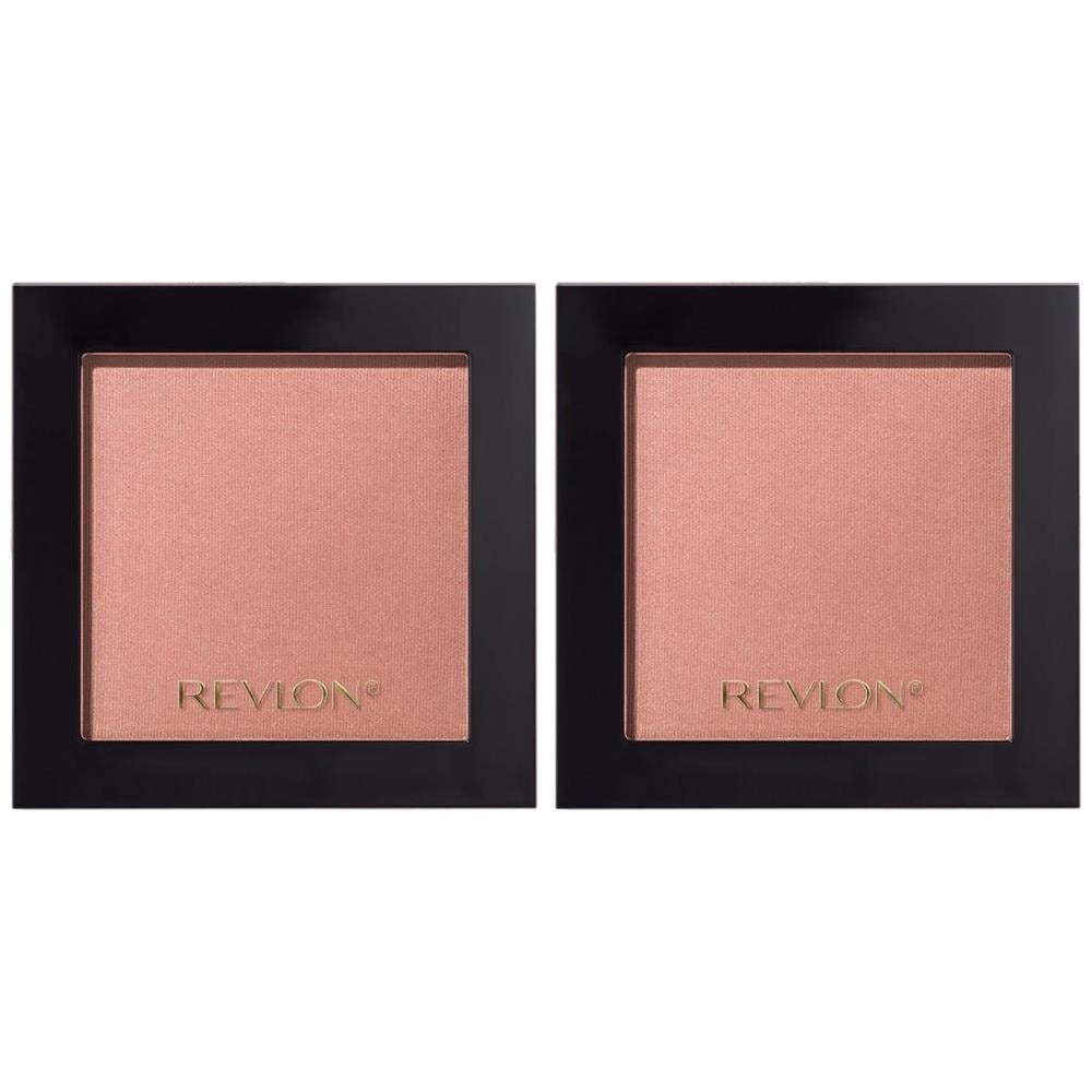 Revlon Powder Blush Pack of 2, Buildable Lightweight Color, Shade 006 Naughty Nude, 0.17 oz ...