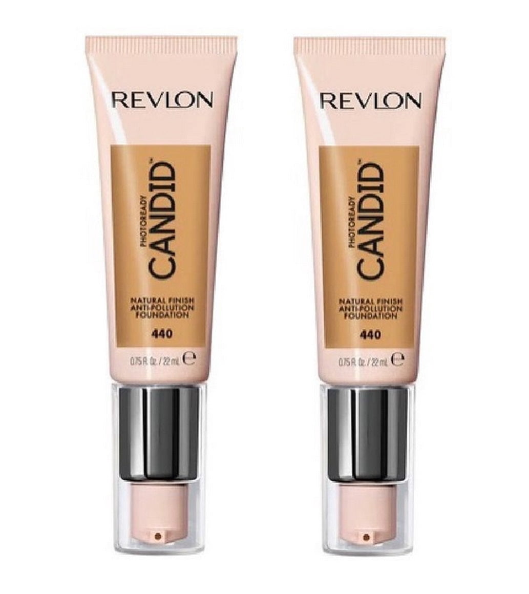 Pack of 2 Revlon PhotoReady Candid Natural Finish Foundation, Caramel ...