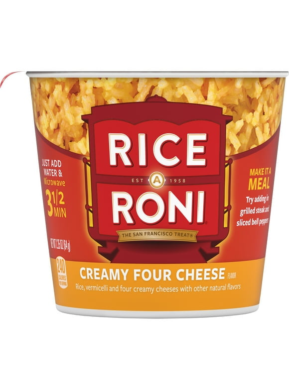Pack of 2 Rice-A-Roni, Creamy Four Cheese Rice and Vermicelli Mix, 2.25 ...