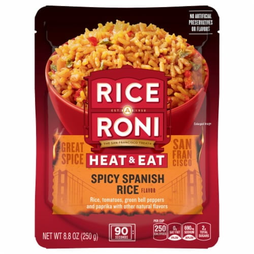 Pack of 2 - Rice-A-Roni Heat & Eat Spicy Spanish Rice 8.8 oz - Walmart.com