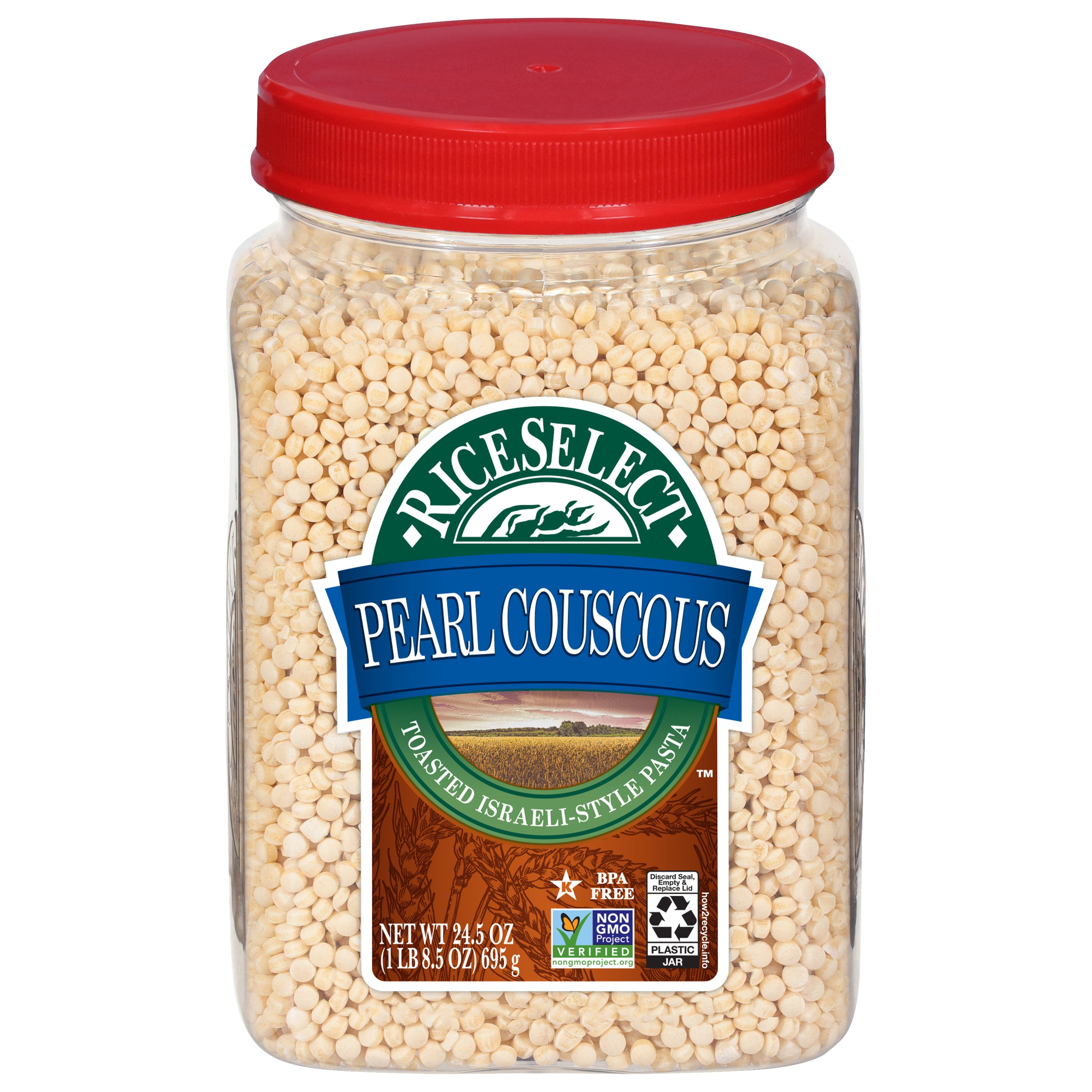 Pack of 2 RiceSelect Original Pearl Couscous, 24.5 oz (Package May Vary ...