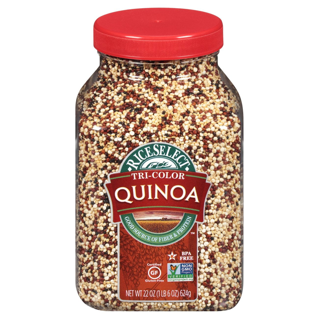 Pack of 2 RiceSelect Tri-Color Quinoa, 22 oz (Package May Vary ...