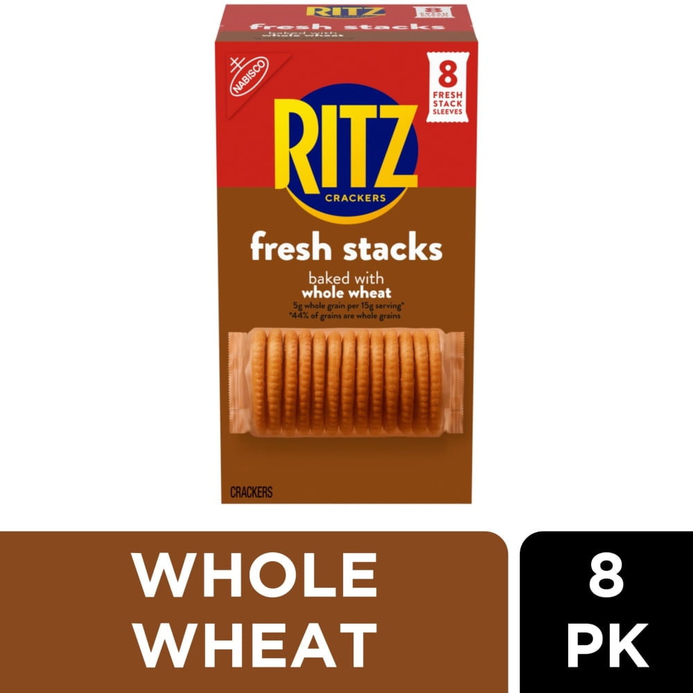 Pack of 2 Ritz Fresh Stacks Whole Wheat Crackers, 11.6 oz (packaging ...