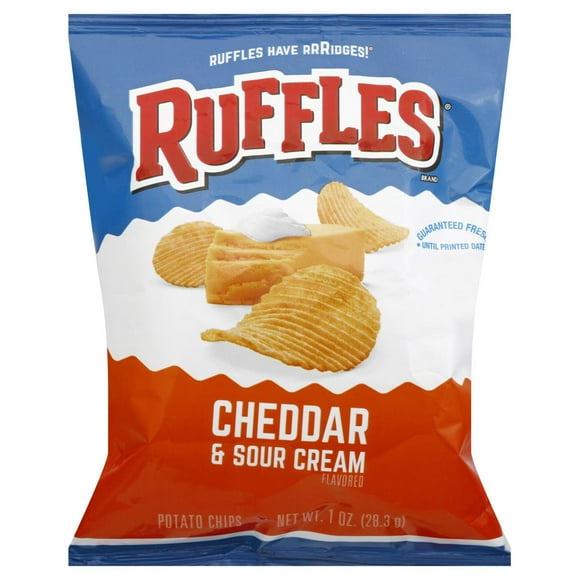 Cheddar and Sour Cream Ruffles in Chips - Walmart.com