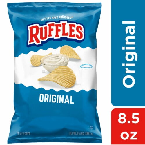 Pack of 2 - Ruffles Original Potato Chips 8.5 oz Packaging May Vary ...
