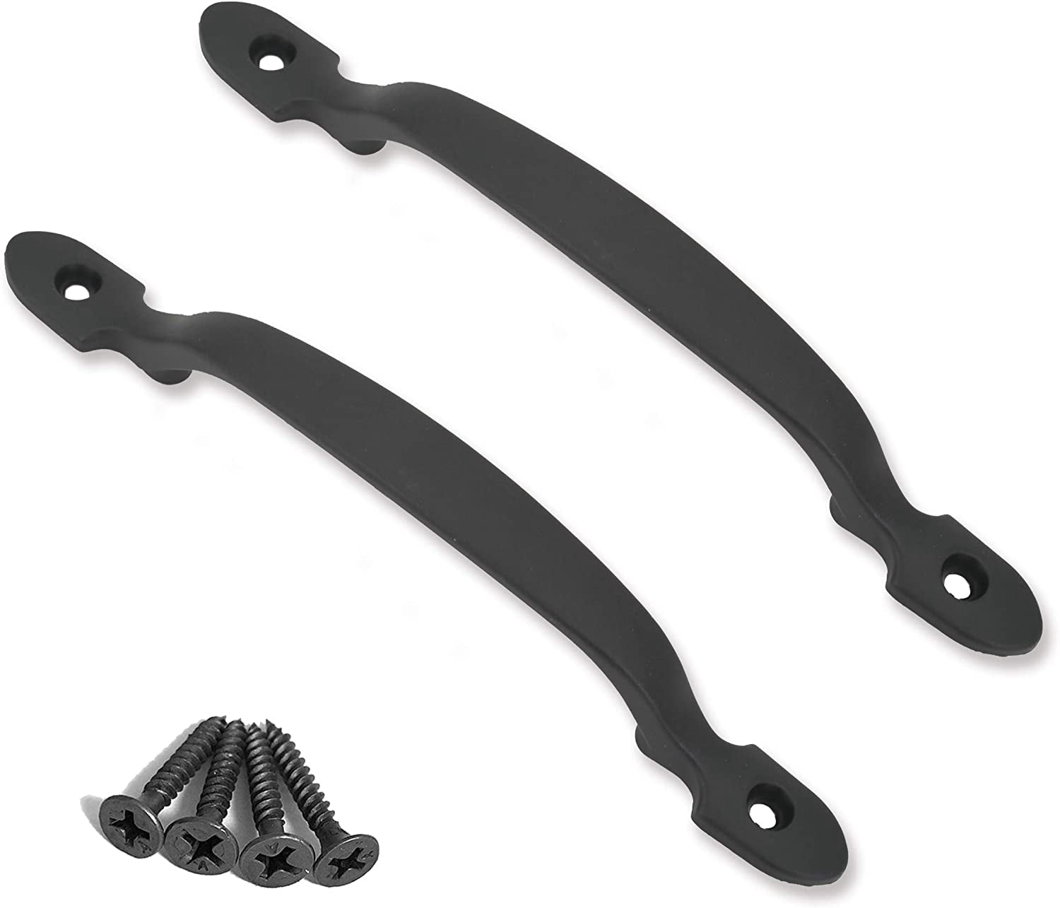 Pack of 2 Rustic Door Pull Handle Barn Door Garden Gate Shed Pulls ...