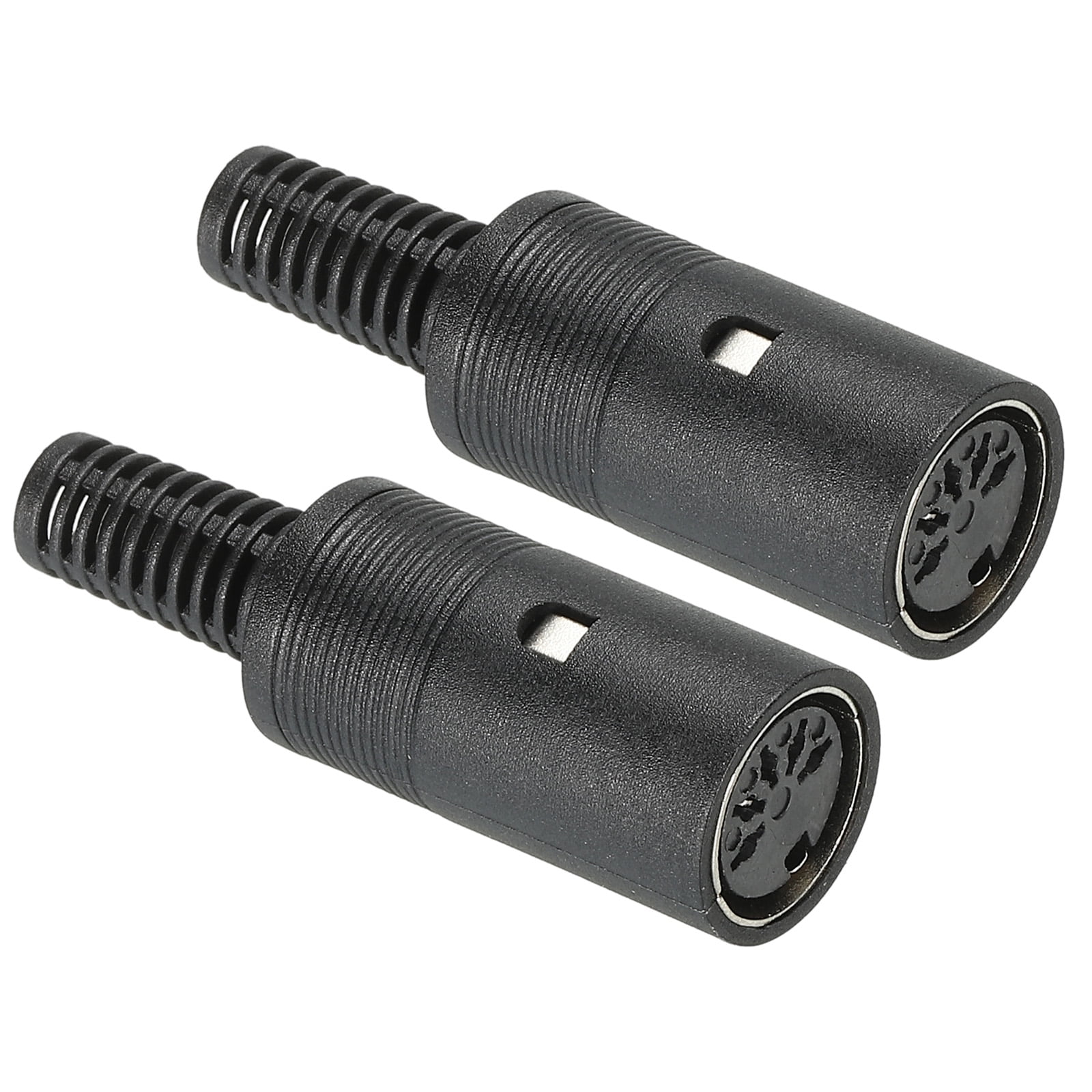 Pack of 2 S Video DIN Female Socket 5 Pin Signal Transmission - Walmart.com
