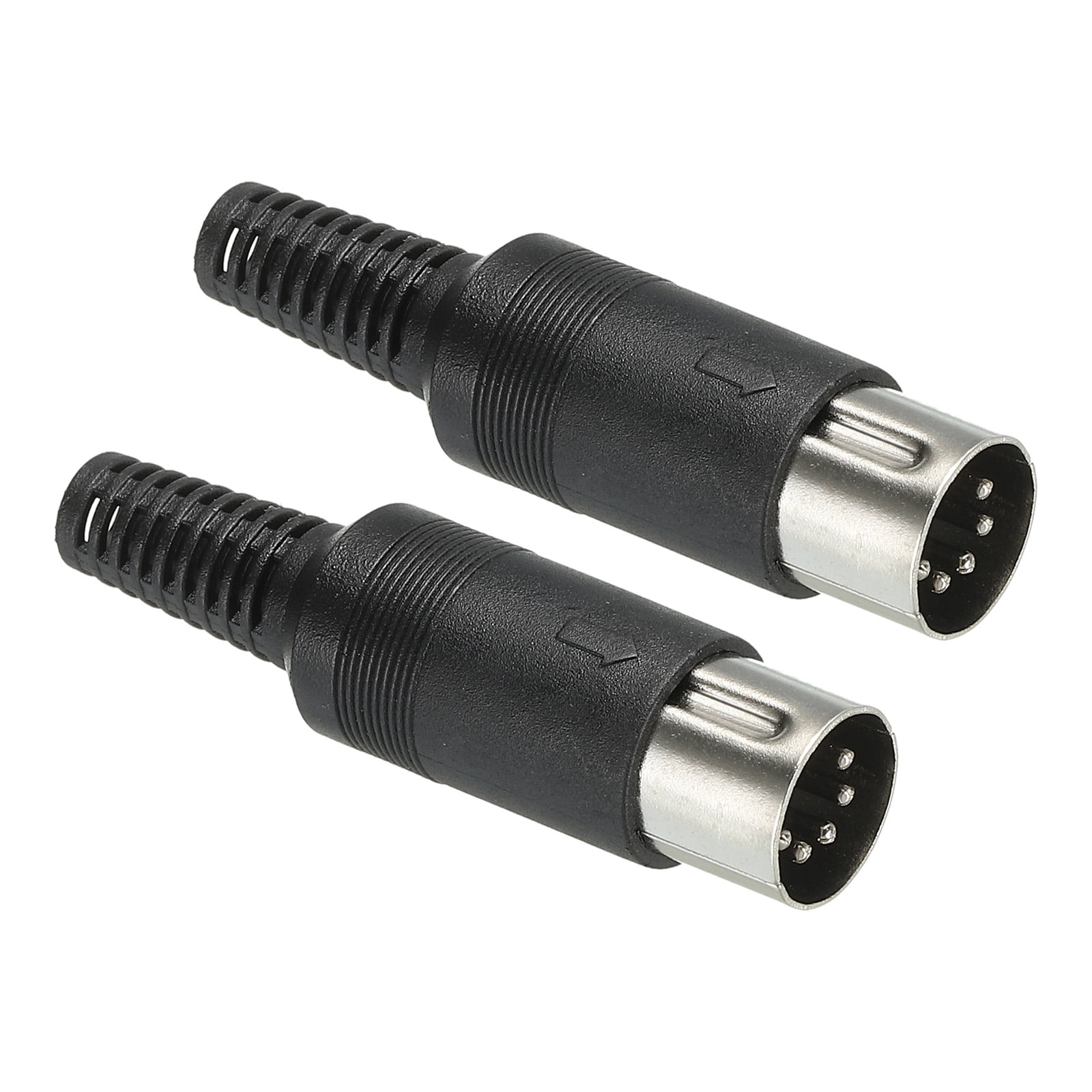 Pack of 2 S Video DIN Male Socket 5 Pin Signal Transmission - Walmart ...