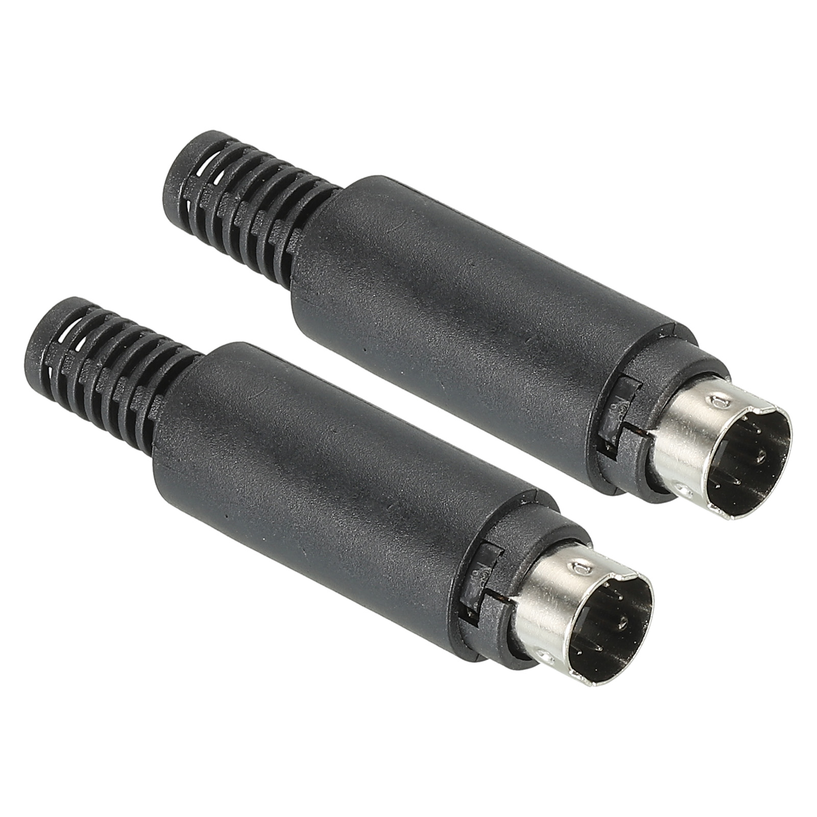 Pack of 2 S Video DIN Mini Male Socket 4 Pin Signal Transmission ...