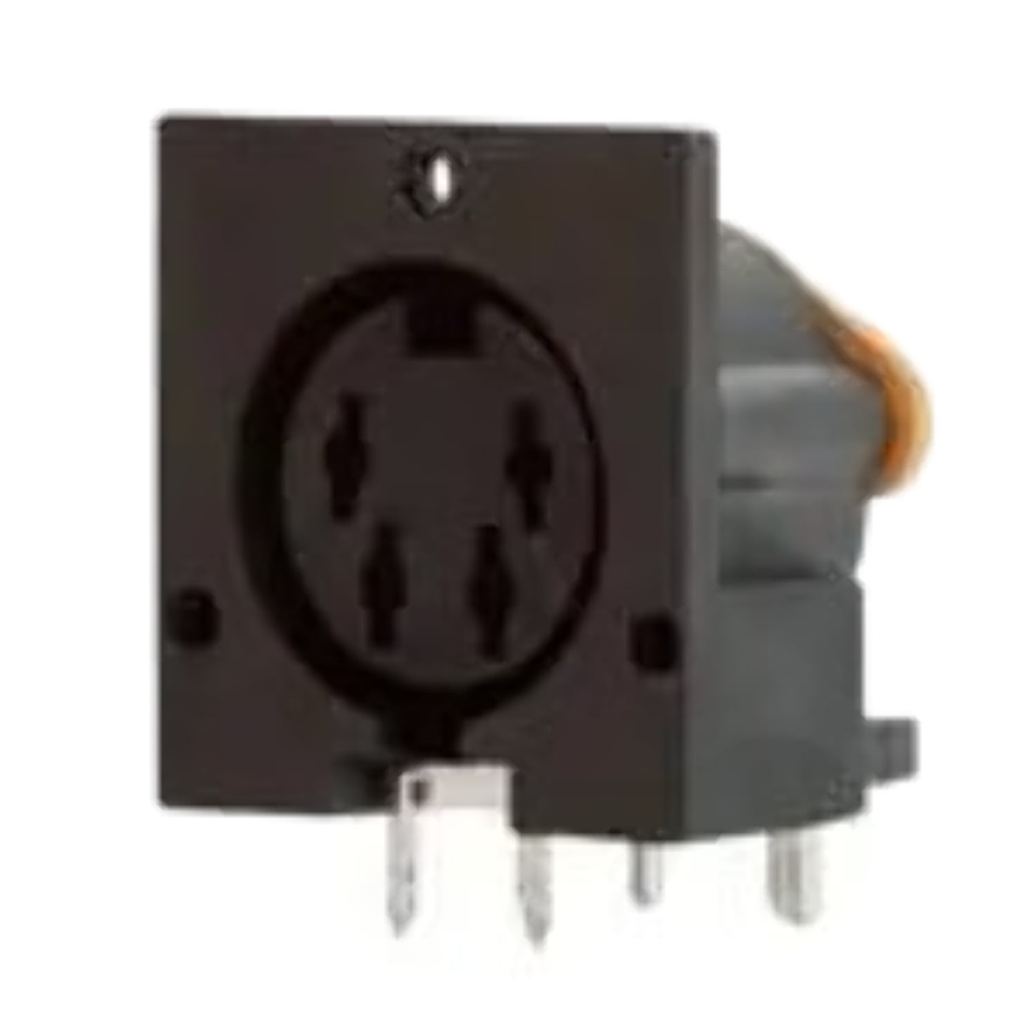 Pack of 2 SDS-50J Circular DIN Connectors DIN, 5P jack, rt, through ...