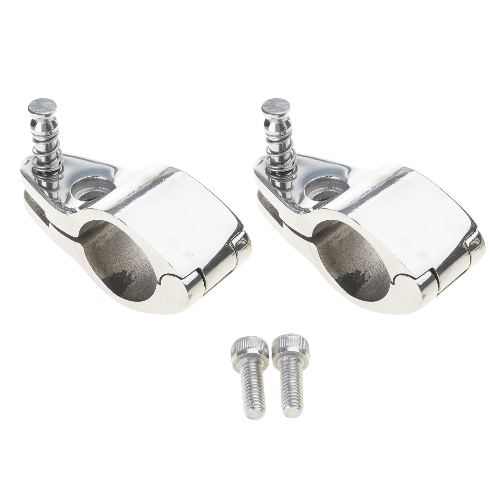 Pack of 2 Saltwater Proof Canopy Clamps Stainless Steel Hinged Jaw ...