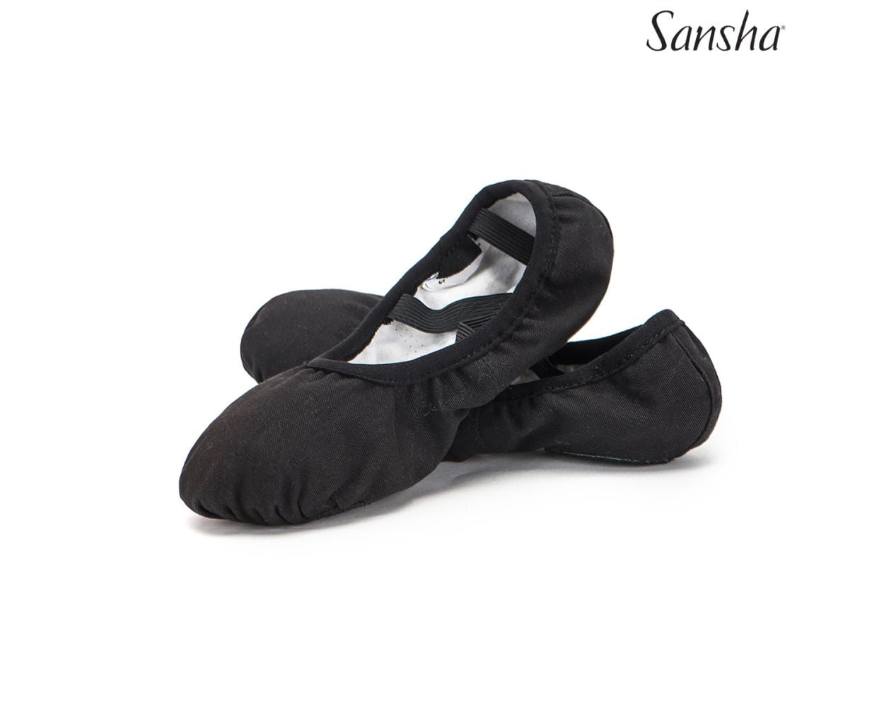 Pack of 2 Pairs – Sansha Soft Leather Ballet Shoes S25C “JULIA” – Split ...