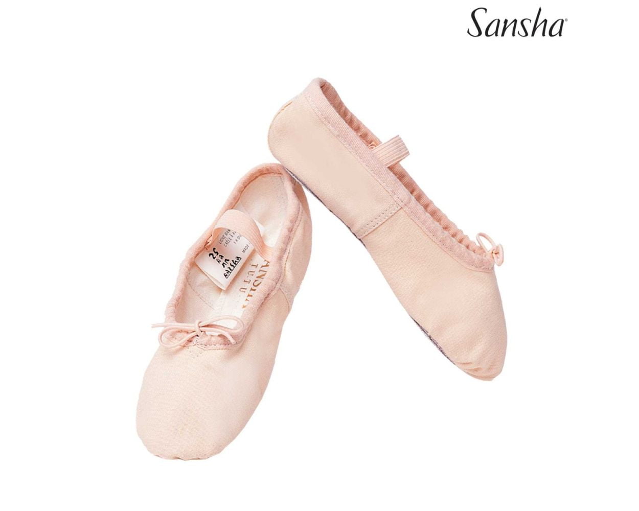 Pack of 2 Sansha soft ballet shoes youth S4c lea sole White I M TUTU ...