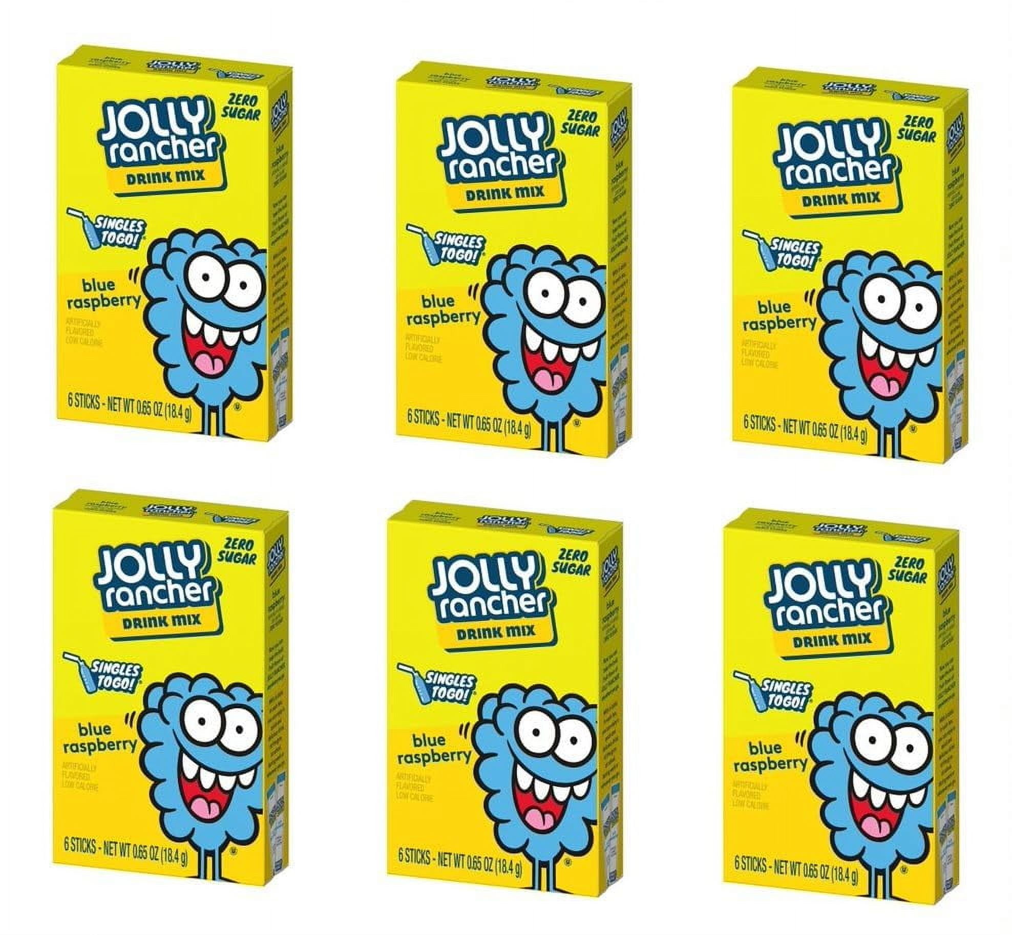 Pack of 2 - Singles To Go! Jolly Rancher Singles To Go 6 Pack (Blue ...