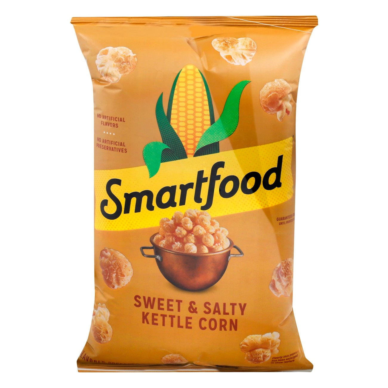 Pack of 2 Smartfood Sweet & Salty Kettle Corn Popped Popcorn, 7.75 oz ...