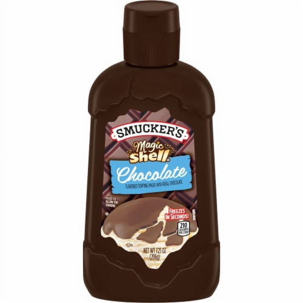 Pack of 2 - Smucker's Magic Shell Chocolate Topping 7.25 oz - Walmart.com
