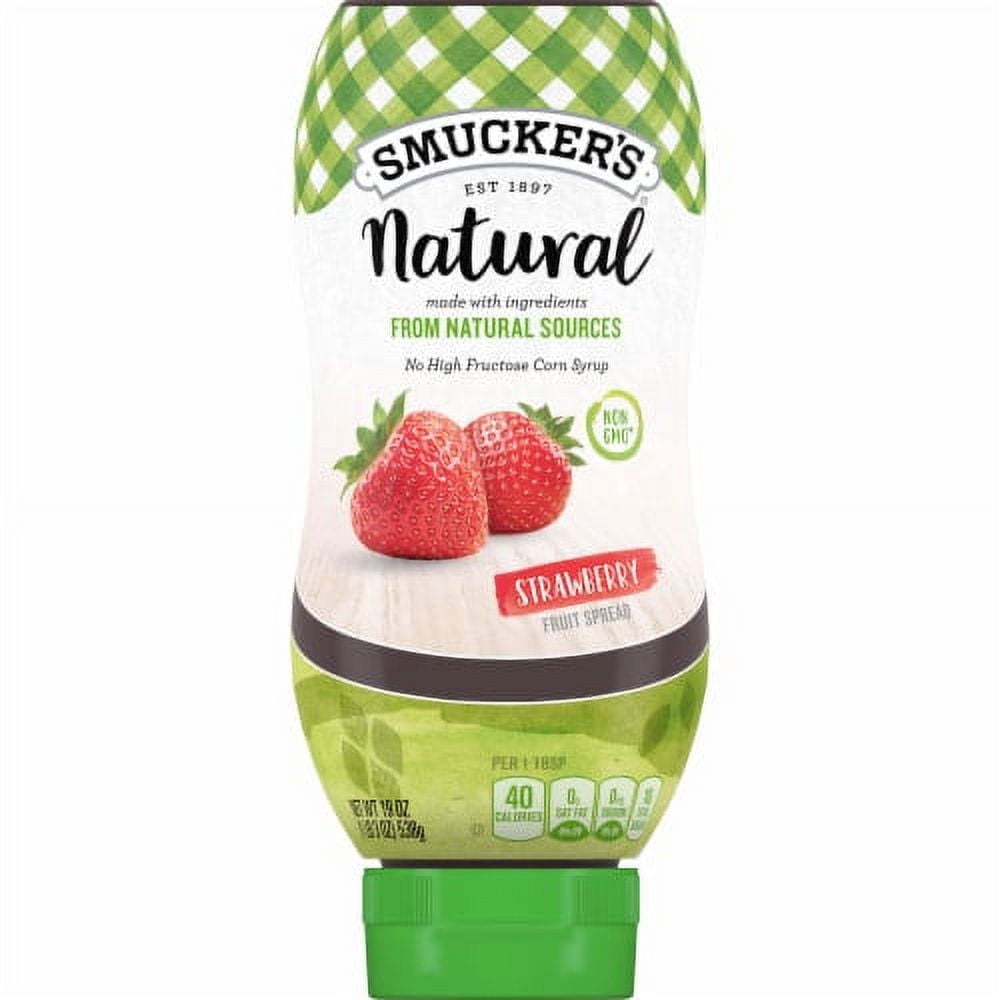 Smucker's Natural Strawberry Squeeze Spread, 19 oz, Pack of 2 - Walmart.com