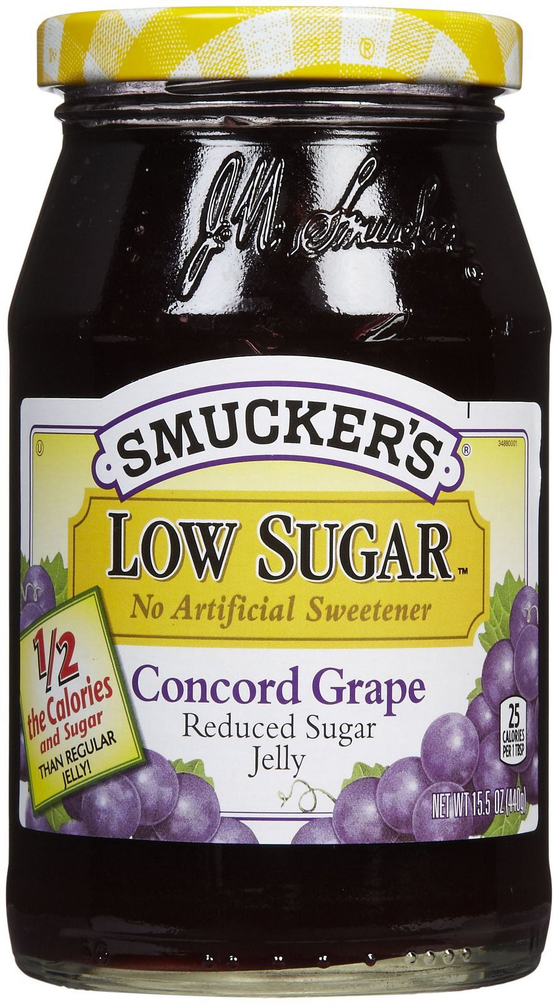 Pack of 2 - Smuckers Low Sugar Concord Grape Jelly - 15.5 Oz Packaging ...