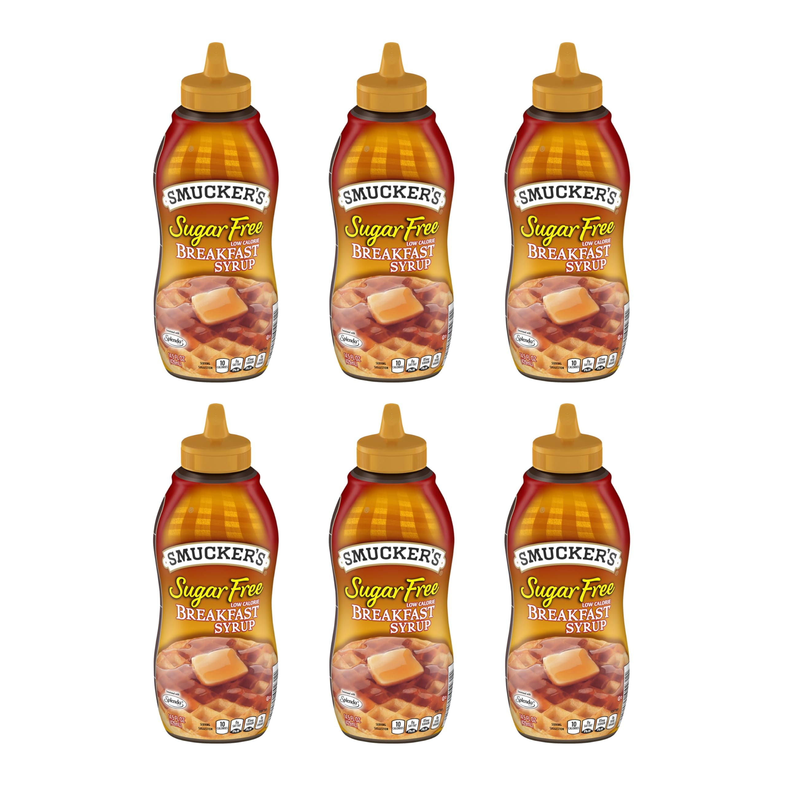 Pack of 2 - Smuckers Sugar Free Low Calorie Breakfast Syrup, 14.5 Ounce ...