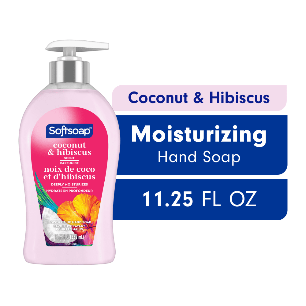 Pack of 2 Softsoap Coconut and Hibiscus Moisturizing Liquid Hand Soap ...