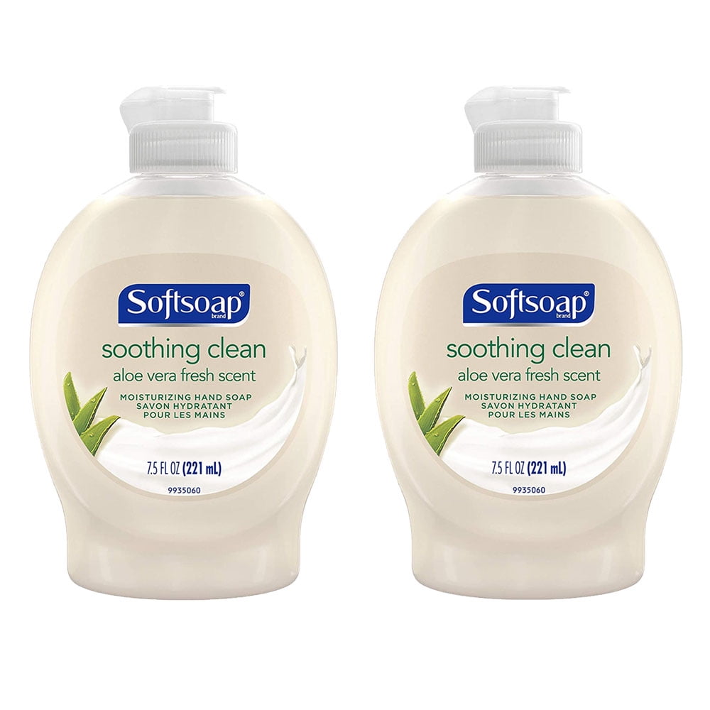 Pack of (2) Softsoap Liquid Hand Soap with Flip Top Cap, Soothing Clean ...